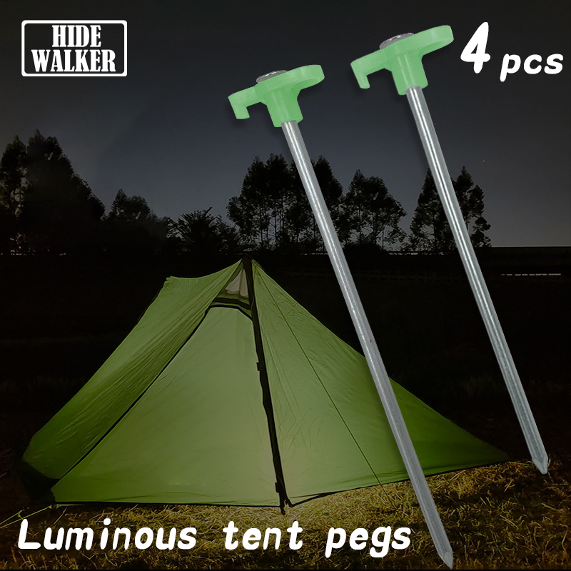 25cm Luminous Tent Stakes - Hide Walker